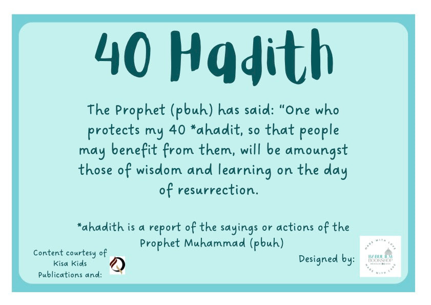40 Ahadith Of Prophet Muhammed – Shia Kids